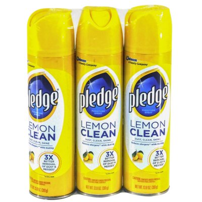 PLEDGE 3 PK 3 X 13.8 OZ LEMON - Sam's Club