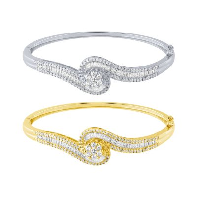 Click here for 1.99 ct. t. w. Diamond Bangle in 14k Yellow Gold (... prices