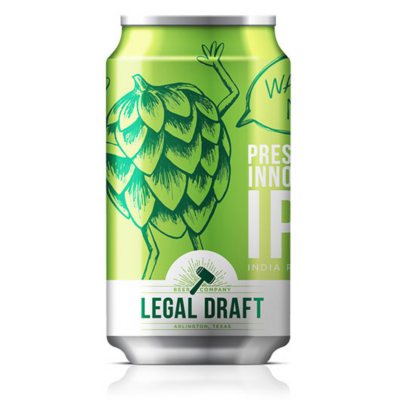 Legal Draft Presumed Innocent IPA (12 fl. oz. can, 6 pk.) - Sam's Club