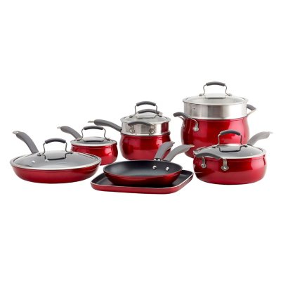 Epicurious 14-Piece Aluminum Cookware Set (Assorted Colors) - Sam's Club