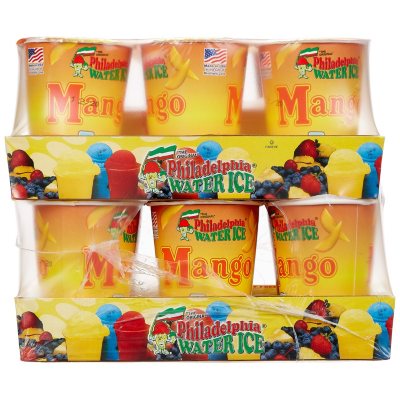 Philadelphia Water Ice Cups, Mango (8 fl. oz. ea., 12 ct.) - Sam's Club
