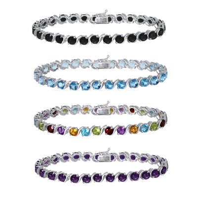 Click here for Onyx Bracelet in Sterling Silver:- Onyx prices