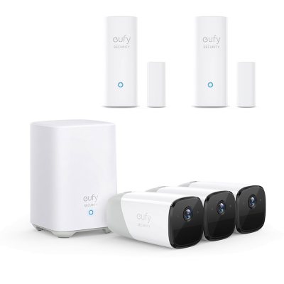 eufyCam2 (3-Cam Kit) Wireless 1080p HD IP67 Weatherproof Cams with ...