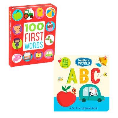100 First Words & Toddler's World: ABC Book Bundle - Sam's Club