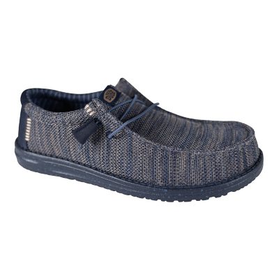 Click here for HEY DUDE MENS WALLY STRETCH SOX SHOES - NAVY BLAZE... prices