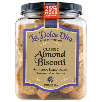 La Dolce Vita Classic Almond Biscotti 34 oz. - Sam's Club