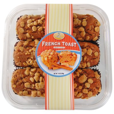 Posh Pantry French Toast Mini Loaf (18 oz., 12 ct.) - Sam's Club