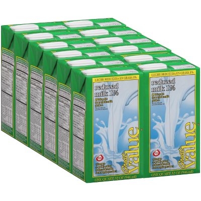 Great Value® Reduced Fat Milk 1% - 12/32 oz. - Sam's Club
