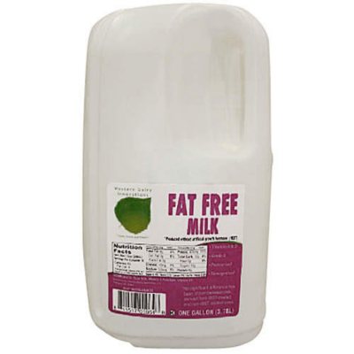 Western Dairy® Fat-Free Skim Milk - 1gal - Sam's Club