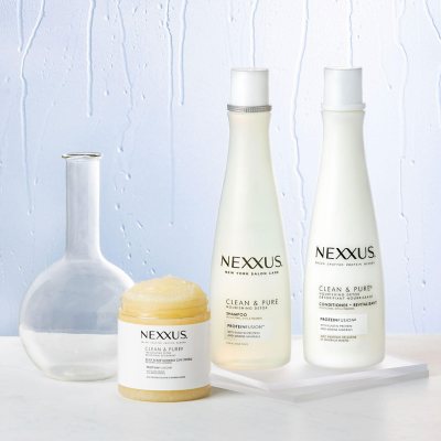 Nexxus Clean and Pure Shampoo Conditioner and Scrub 3 pk. Sam s Club