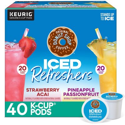 The Original Donut Shop Iced Refreshers, Variety Pack, 40 ct. - Sam's Club
