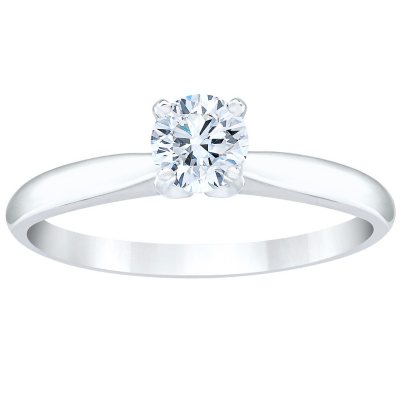 Click here for 0.50 CT. T. W. Round Diamond Solitaire Ring in 14K... prices