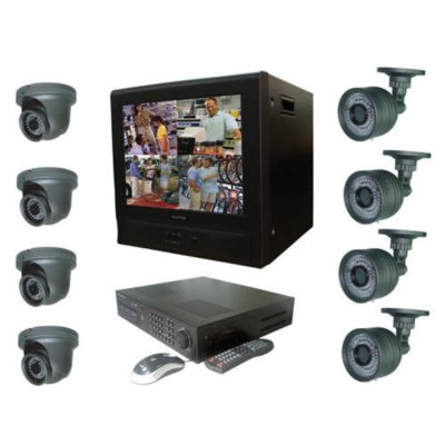 Clover 17" CCTV 8-Channel DVR Observation System - Sam's Club