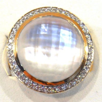 DOUBLET MOP RING .53TW DIAMOND - 14KR - Sam's Club