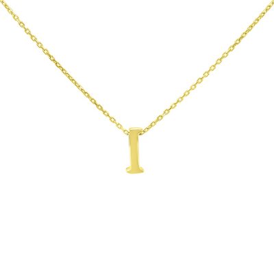 14K YELLOW GOLD LOWERCASE INITIAL NECKLACE, 16-18" - Sam's Club