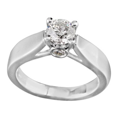 .95 ct. t.w. Diamond Solitaire Plus Ring (I, I1) - Sam's Club