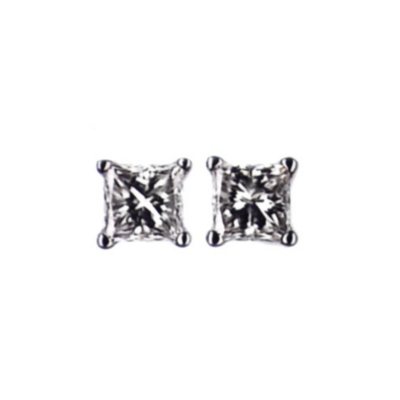 .96TW DIA 14KW STUD 4 PRONG SET PRINCESS - Sam's Club
