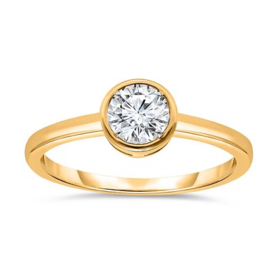 Click here for 0.50 CT. T.W. Round Cut Solitaire Lab Created Diam... prices