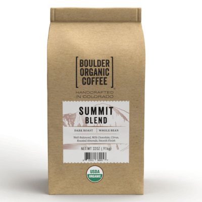 Boulder Organic Whole Bean Coffee, Summit Blend (32 oz.) - Sam's Club