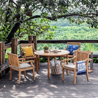 Cambridge Casual Mosko Teak 5 Piece Outdoor Dining Set