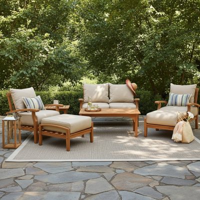 Click here for Cambridge Casual Sonoma Teak Deep Seating Patio Se... prices