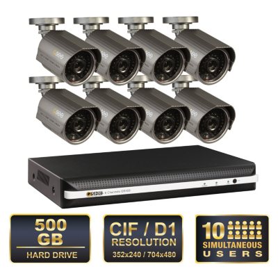 Q-See 8 Channel Surveillance System with 8 Premium High-Resolution ...