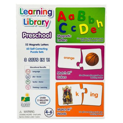 Learning Library Preschool Activity Puzzle Set, 114 Piece - Sam's Club