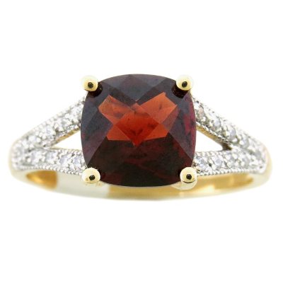 GARNET RING DIAMOND ACCENT - Sam's Club