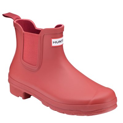 Click here for HUNTER WOMENS ORIGINAL CHELSEA BOOT - RED 9:- 9  R... prices