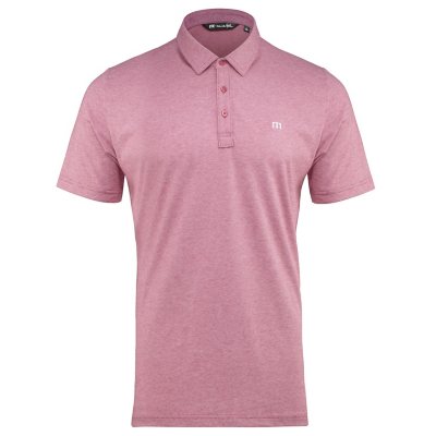 Click here for Travis Mathew Mens Polo The Zinna Heather Cardinal... prices