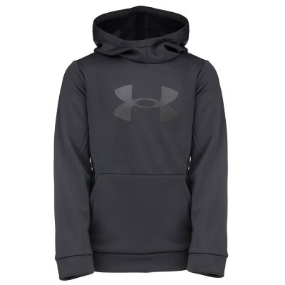 Click here for Boys Armour Fleece Big Logo Hoodie Black Ylg:- Bla... prices