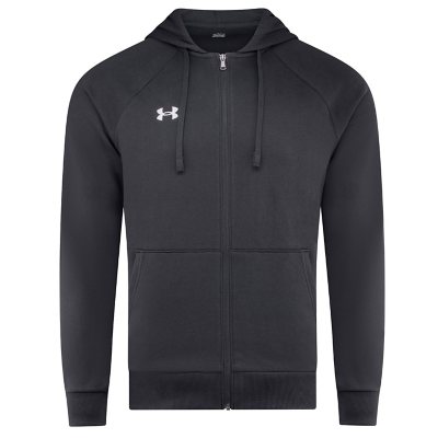 Click here for MenS Ua Rival Fleece Fz Hoodie Black/White Xl:- Bl... prices