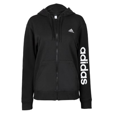 Adidas Women's Linear Full-Zip French Terry Hoodie - Sam's Club