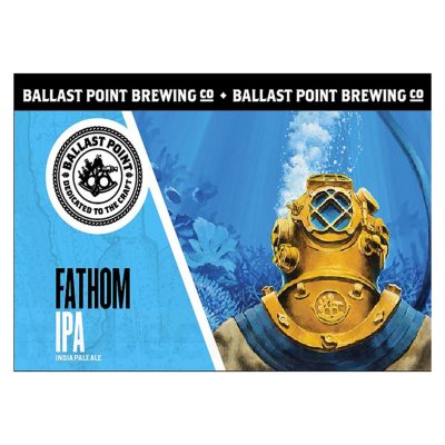 Ballast Point Fathom IPA Craft Beer (12 fl. oz. can, 12 pk.) - Sam's Club