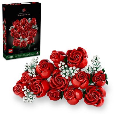 Click here for LEGO Icons Bouquet of Roses Building (822 Pieces):... prices