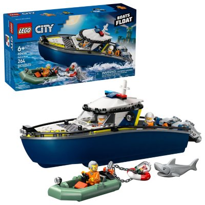 Click here for LEGO City Police Boat Chase Building Toy  264 pc. prices