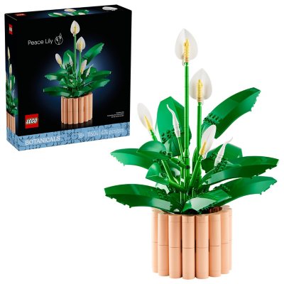 Click here for LEGO Botanicals Peace Lily Flower Room Decor Build... prices