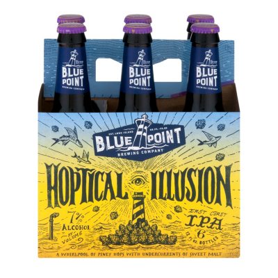 Blue Point Hoptical Illusion IPA (12 fl. oz. bottle, 6 pk.) - Sam's Club