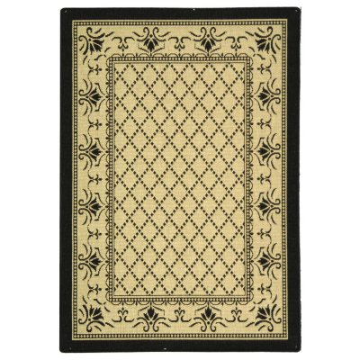 Courtyard Rug - Sand/Black - 4' x 5'7" - Sam's Club