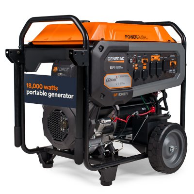 Generac 8917 GP18000EFI 18,000-Watt Gas-Powered Electric-Start Portable ...