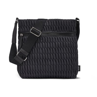 Click here for DKNY QUILTED CROSSBODY- Black:- Black prices