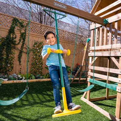 KidKraft Spacious Skies 5-in-1 Outdoor Swing Set/Playset - Sam's Club