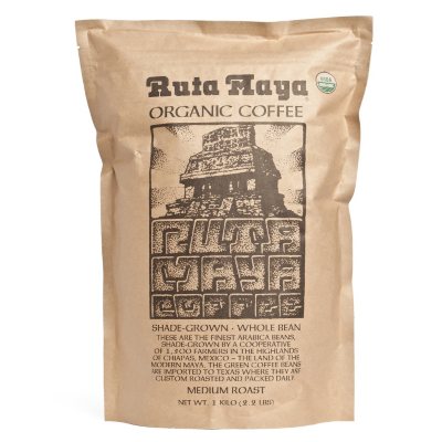 Ruta Maya Organic Medium Roast Coffee, Whole Bean (2.2 lbs) - Sam's Club
