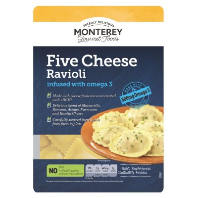 Monterey Gourmet Foods Five Cheese Ravioli (32 oz.) - Sam's Club