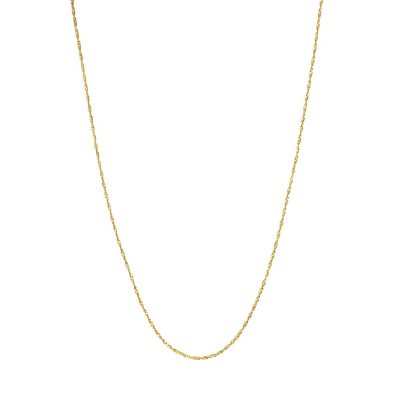 Click here for Diamond Cut Singapore Chain Necklace in 14K Gold-... prices
