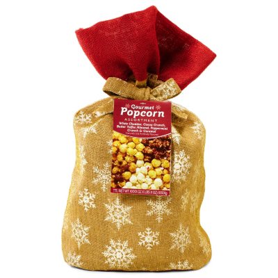 The Popcorn Factory Burlap Popcorn Bag (53 oz.) - Sam's Club