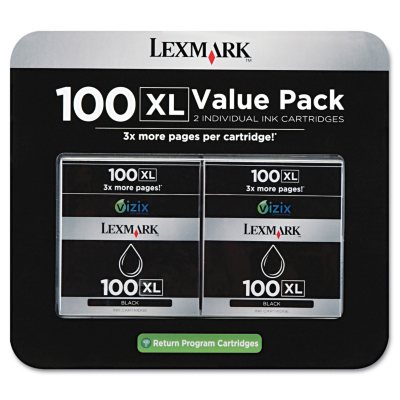 Lexmark 100XL Ink Cartridge Twin Pack - Black - Sam's Club