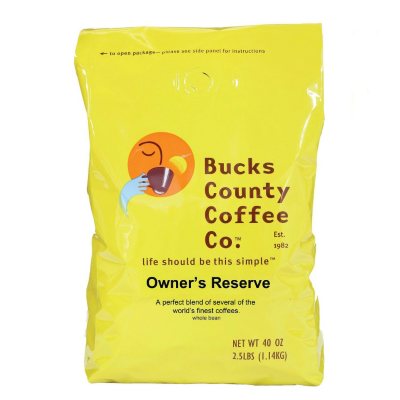 Click here for Bucks County Owners Reserve Coffee - 2.5 lb prices