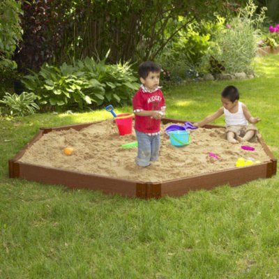 Hexagonal Sandbox - 7' × 8' × 6" - Sam's Club