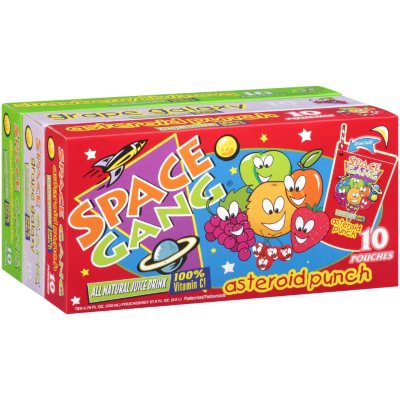 Space Gang Juice Drink Variety Pack (6.75 oz. pouch, 30 ct.) - Sam's Club